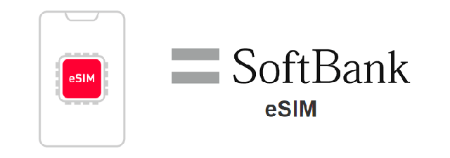일본 소프트뱅크 eSIM (데이터 LTE 500MB + 속도저하 무제한 eSIM)