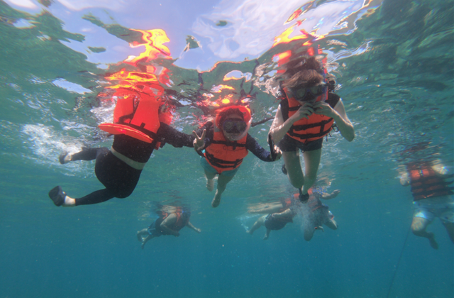 보라카이 미스터 크리스탈 블루 호핑투어 크리스탈코브 씨푸드 정찬 And 바베큐 뷔페 카와스파 스노클링