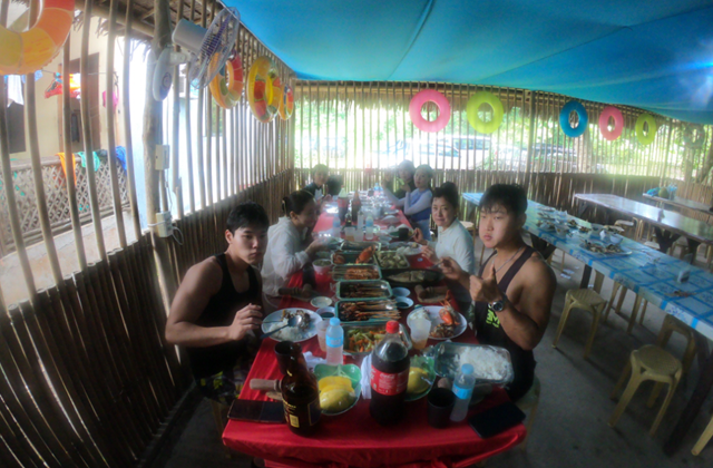 보라카이 미스터 크리스탈 블랙 호핑투어 크리스탈코브 씨푸드 정찬 And 바베큐 뷔페 카와스파 스노클링 헬멧다이빙