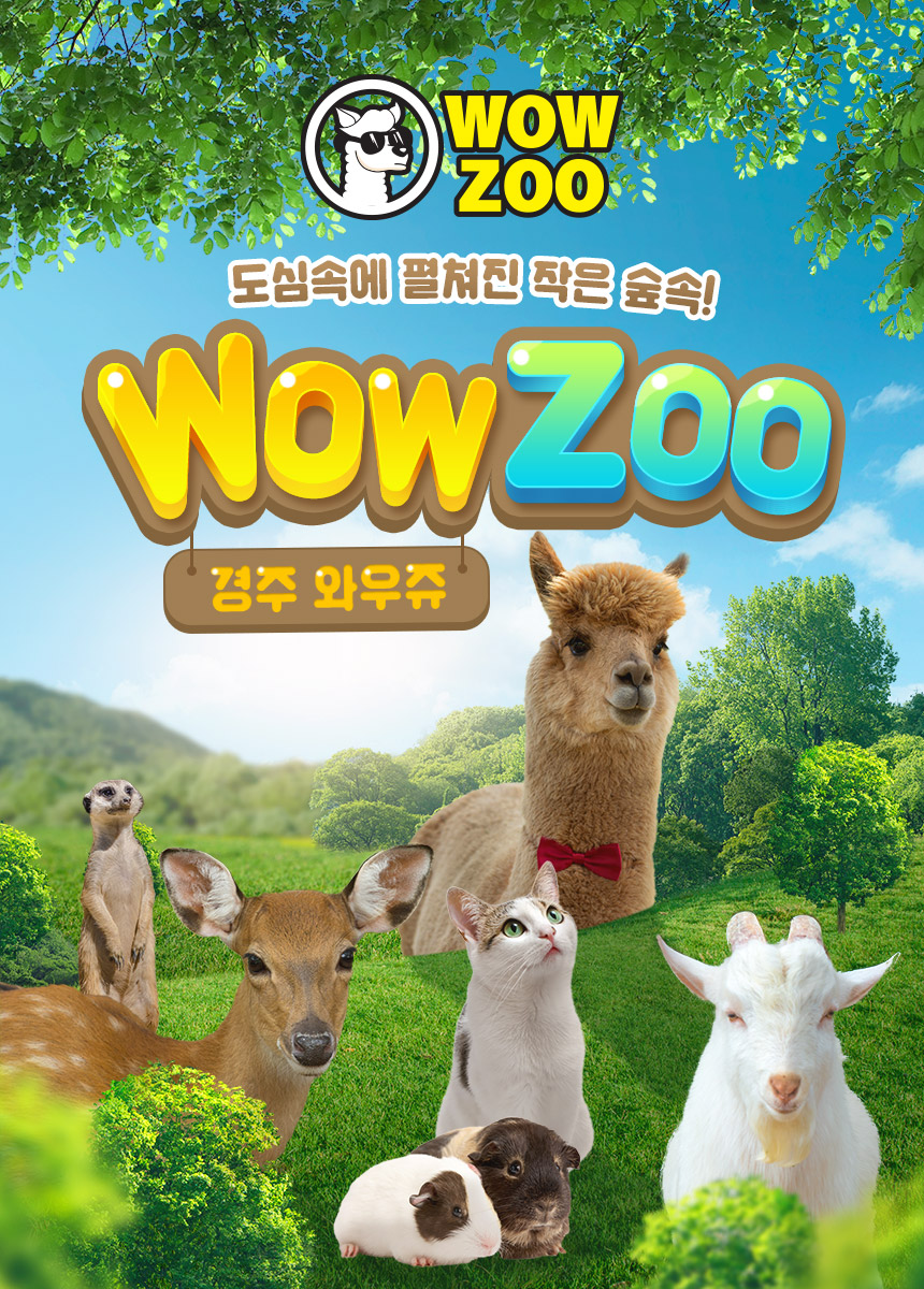 경주 와우쥬 WOW ZOO 입장권